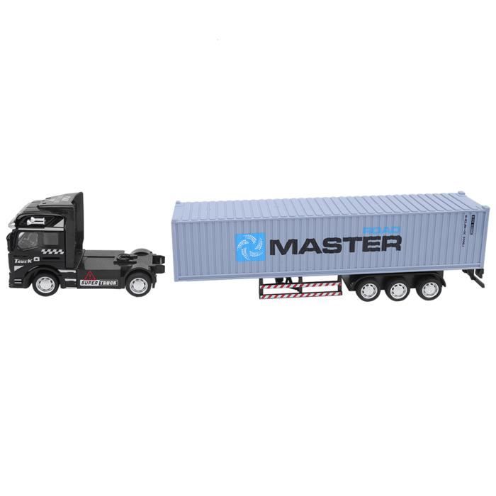 Modèle de voiture 1 : 48 Modèle de camion porte-conteneurs en alliage ...