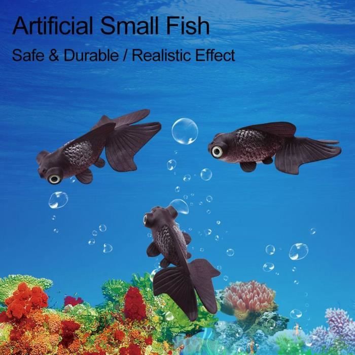 Drfeify poisson de simulation Décoration d'aquarium drôle artificiel ...