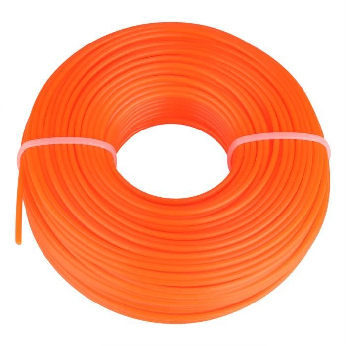 Fafeicy Fil de coupe de 2,4 mm en nylon pour débroussailleuse - 50m ...