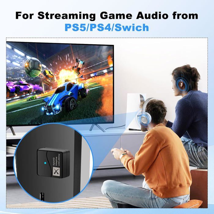 Aptx Adaptateur Dongle Usb Bluetooth 5.2 Clé Bluetooth Usb Adaptateur ...