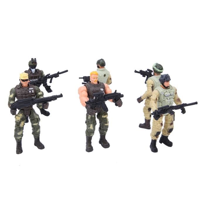 Figurines militaires - COCOSITY - Soldat militaire - 6 figurines et ...