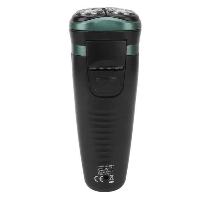 Zerodis Outil de rasage de barbe Rasoir électrique USB Rechargeable ...