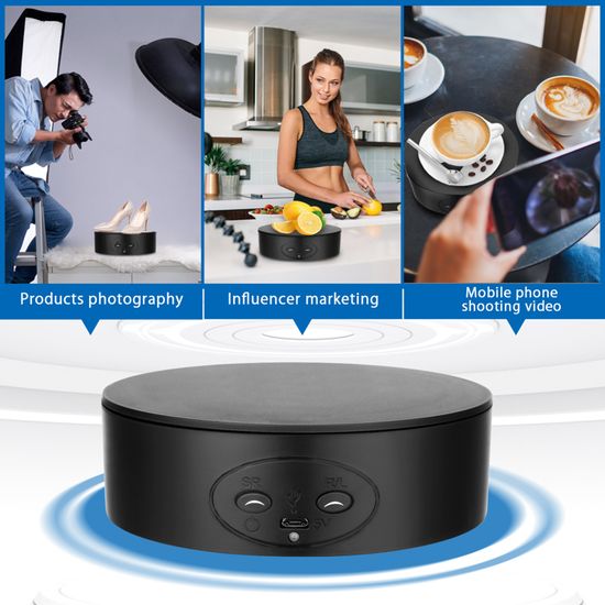 TTLIFE Platine Tournante Électrique 13CM Mini Plateau Rotatif à 360 ...
