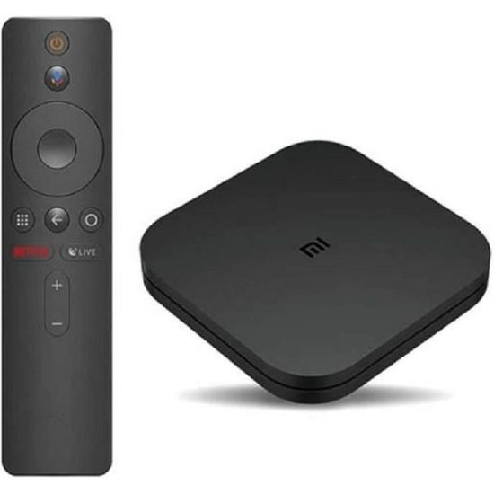 Xiaomi Mi TV Box Boitier Android TV 4K HDR Google Set top Box Version ...