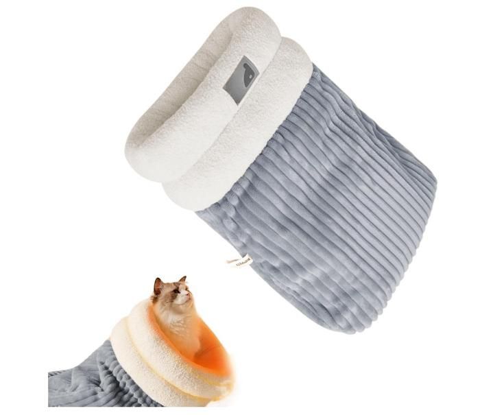 Cat Bed Cave Sleeping Bag | Small Pet Sleeping Bag | Semi-Enclosed Pet ...