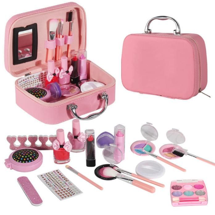 Maquillage Enfant Filles, Lavable Malette Maquillage Jouet pour Enfant ...