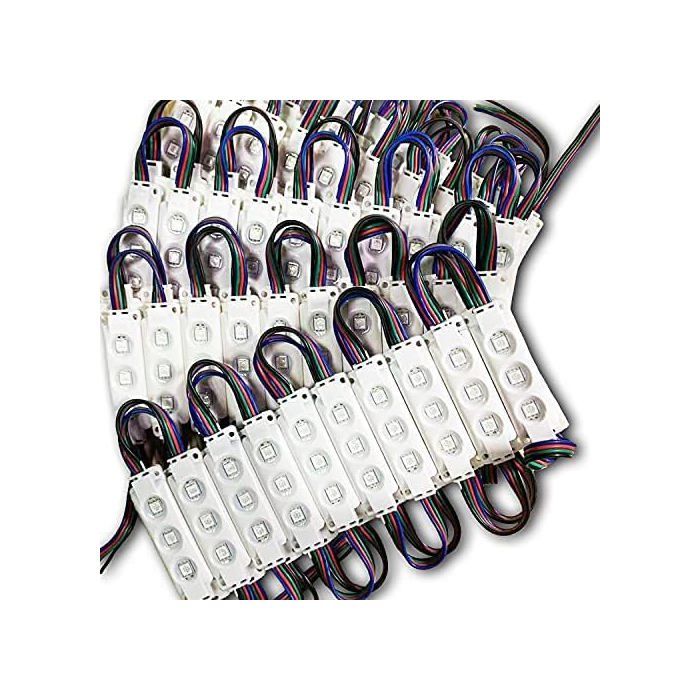 YXHL DC 12V 5050 LED Module RGB Bright Channel Sign Panel Light ...