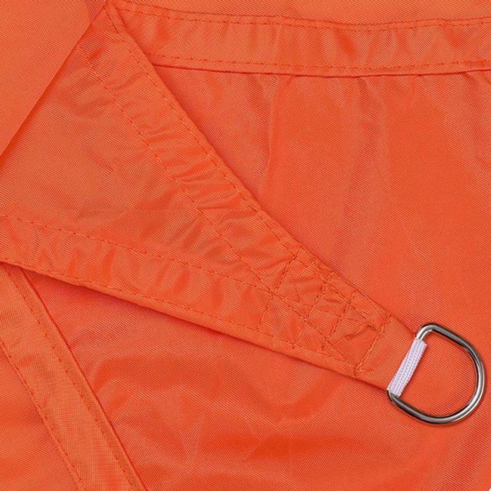 1 Voile d'ombrage triangulaire, Polyester imperméable, Anneaux en D ...