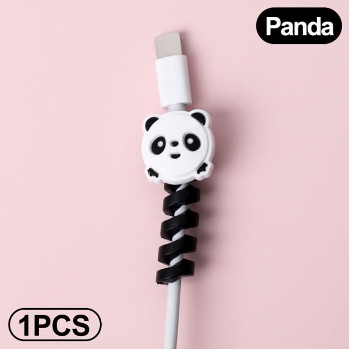 Couleur A 1 Pcs-Panda Enrouleur de câble pour souris, téléphone ...