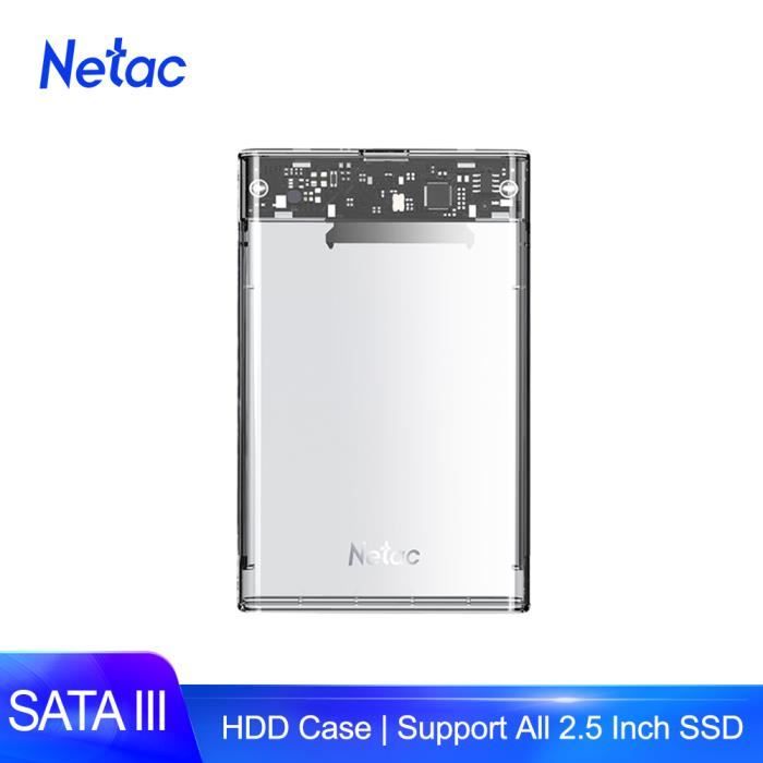 Cas SSD 5pcs - boîtier pour disque dur SSD, 2.5 pouces, 5Gbps, SATA ...