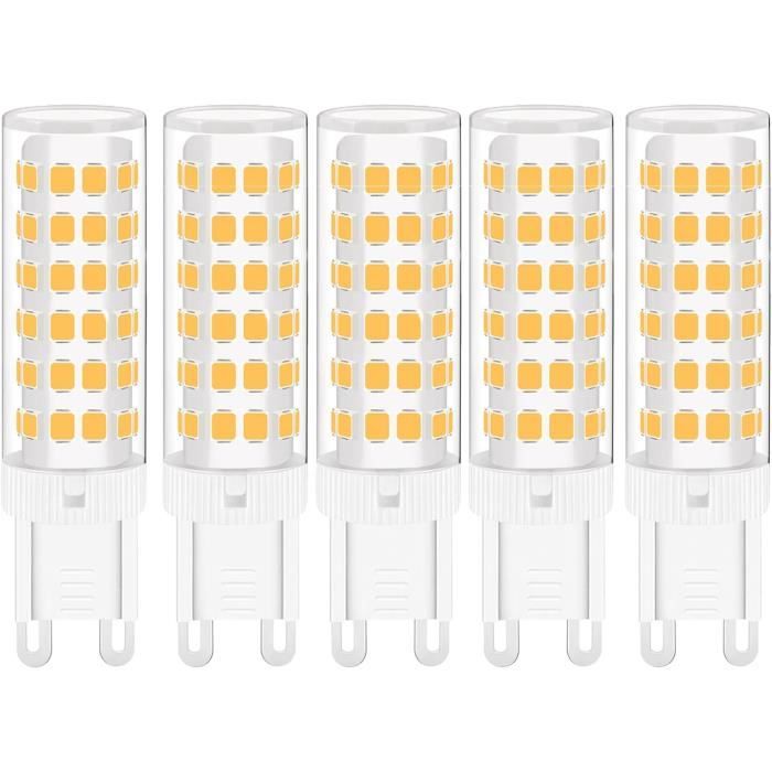 Ampoules Led G9 Dimmable 7W Blanc Chaud 2700K Lampe Economique 360° Angle De Rayonnement Led ...