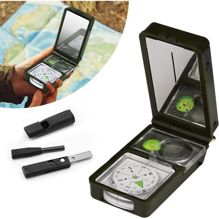 Boussole D'Extérieur Camping Compass Boussole : Boussole De Randonnée ...