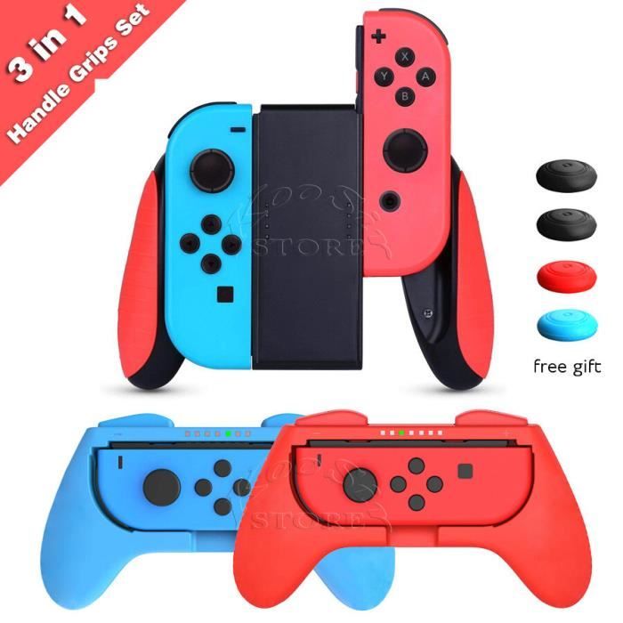 Manette jeux vidéo,poignées de manettes pour Nintendo Switch, support ...