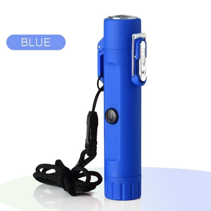 Compas électrique de Camping en plein air Double Arc briquet USB torche ...