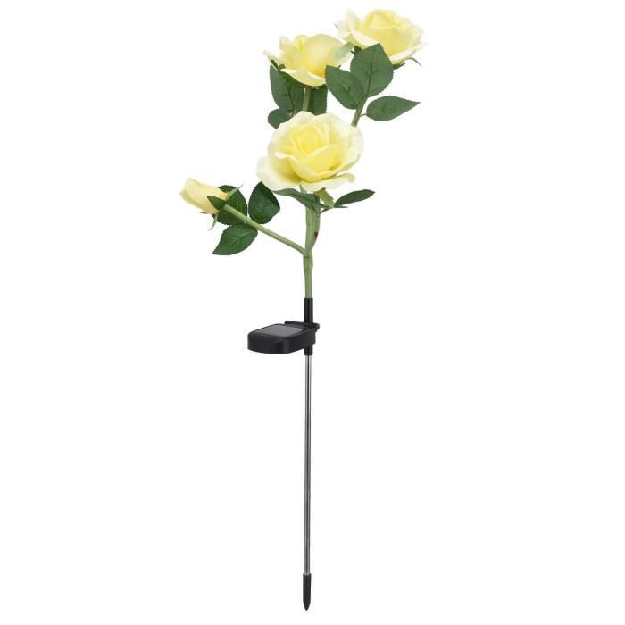 Cikonielf lampe extérieure de rose de LED Lampe solaire de paysage de ...