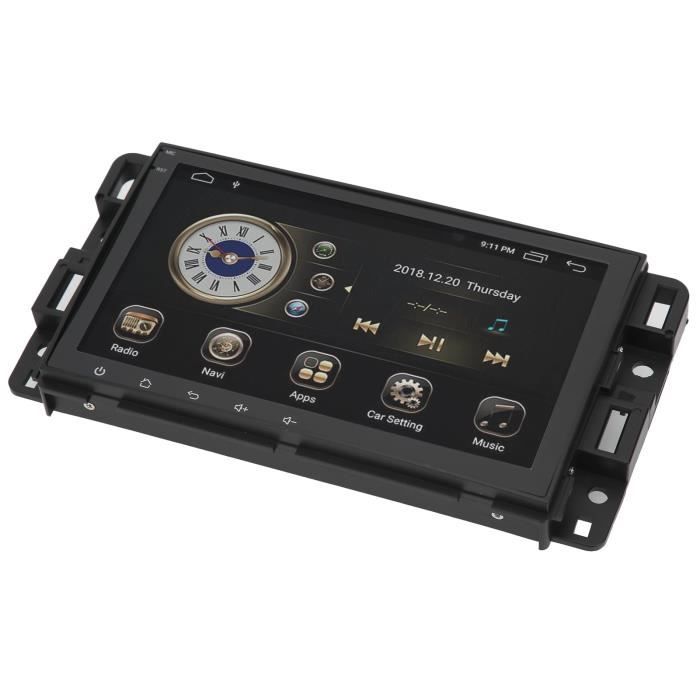 GPS de voiture Lecteur multimédia de système de navigation GPS WiFi 8in ...