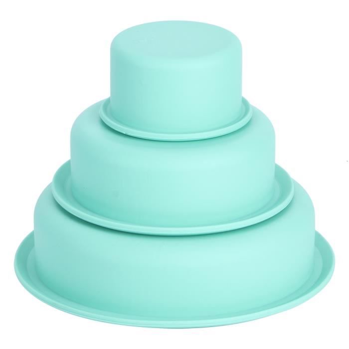 ESTINK Cuque Moule à gâteau rond 3 niveaux ronde moule à gâteau ...