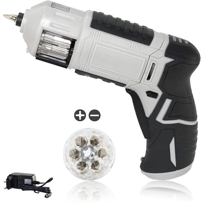 Visseuse Electrique Sans Fil - FISHTEC - Batterie Lithium-Ion 3,6V - 6 ...