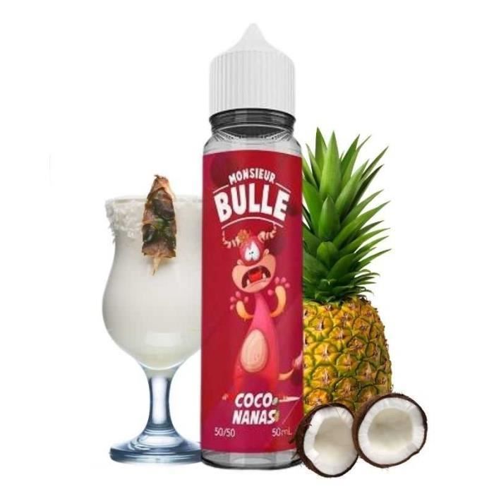 Coco Nanas 50ml - Monsieur Bulle- Genre : 40 - 70 ml - Cdiscount Au ...