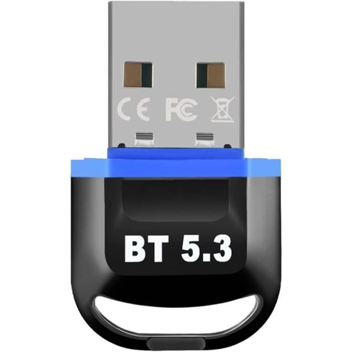 Adaptateur Usb Bluetooth Pour Pc Dongle Usb Bluetooth 5.3 Connecteur Bluetooth Récepteur Clé Usb ...