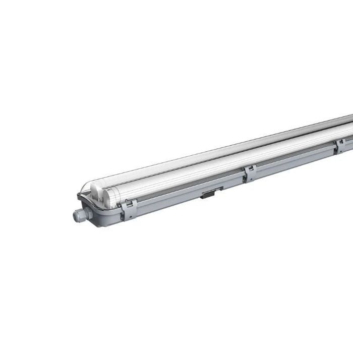Réglette étanche 120 cm double pour Tube LED T8 IP65 1 côté (Boitier ...