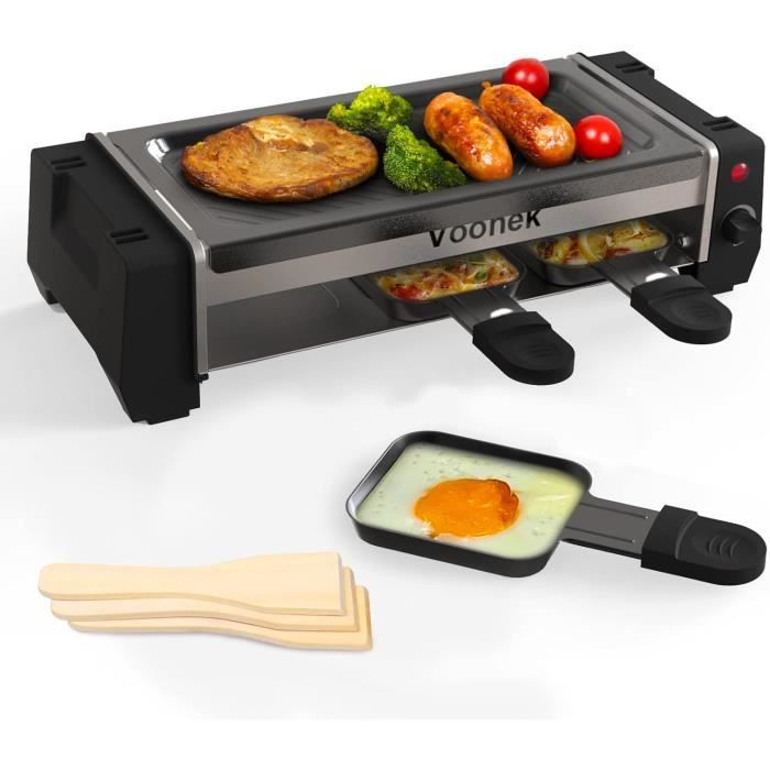 Raclette 2 Personnes Appareil a Raclette Machine Service à Raclette 3 ...