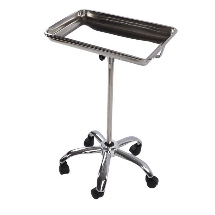 Plateau médical - SURENHAP - Mobile et relevable - Acier inoxydable ...