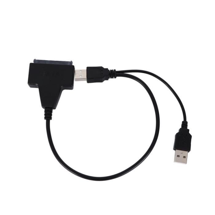1 PC Câble adaptateur USB 3.0 vers SATA III Disque dur externe 22 ...