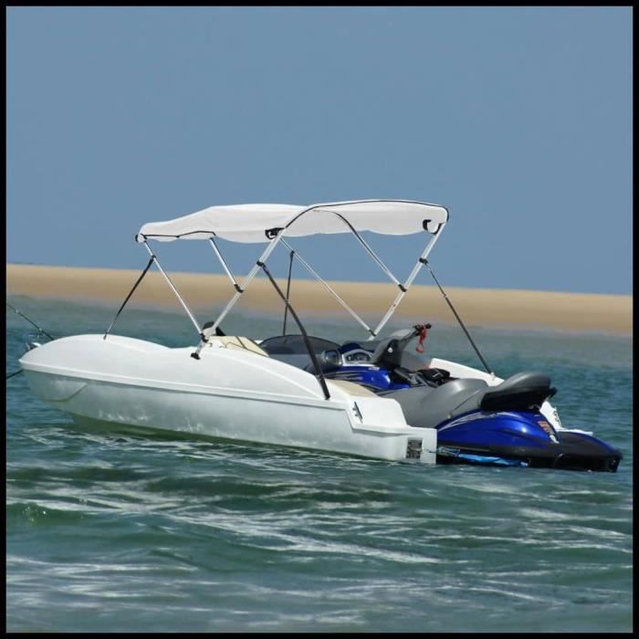 Toit bimini à 4 arceaux avec parois latérales - V BESTLIFE - DXBK ...