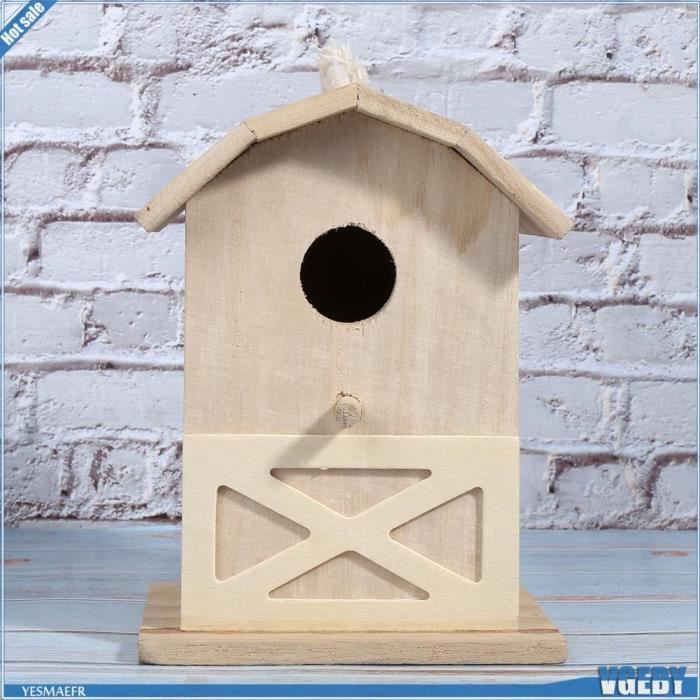 VGEBY Nichoir à oiseaux Mini Cage de Nidification en Bois pour Nichoir ...