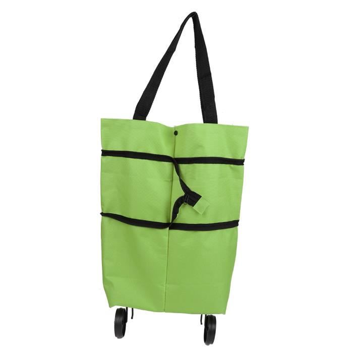 Chariot de Courses,Panier de Courses Pliant, Adapté au Shopping,à l ...