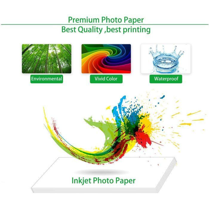 Papier photo mat double face - PAPECO - A4 - 230 g/m² - 100 feuilles ...