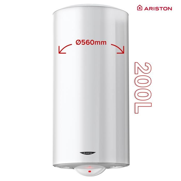 Chauffe-eau électrique vertical mural D560 SAGEO 200L - ARISTON - 3000334 - Cdiscount Bricolage