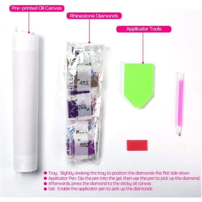 DIY Kits de Peinture Diamant de Hérisson 5D Peinture Diamant Kit 20 ...