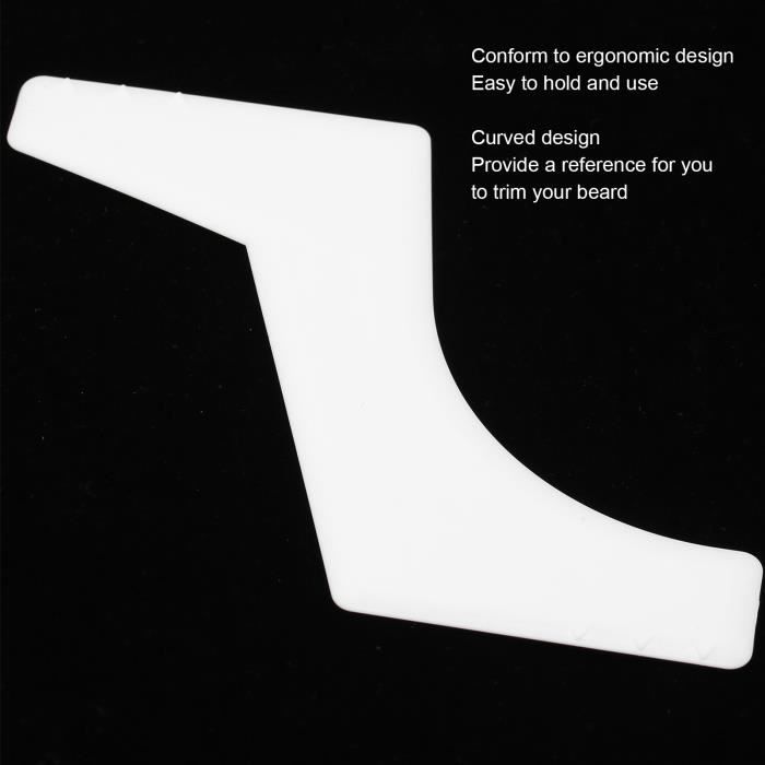 Guide de barbe Dilwe - Gabarit de mise en forme de barbe - Accessoire ...