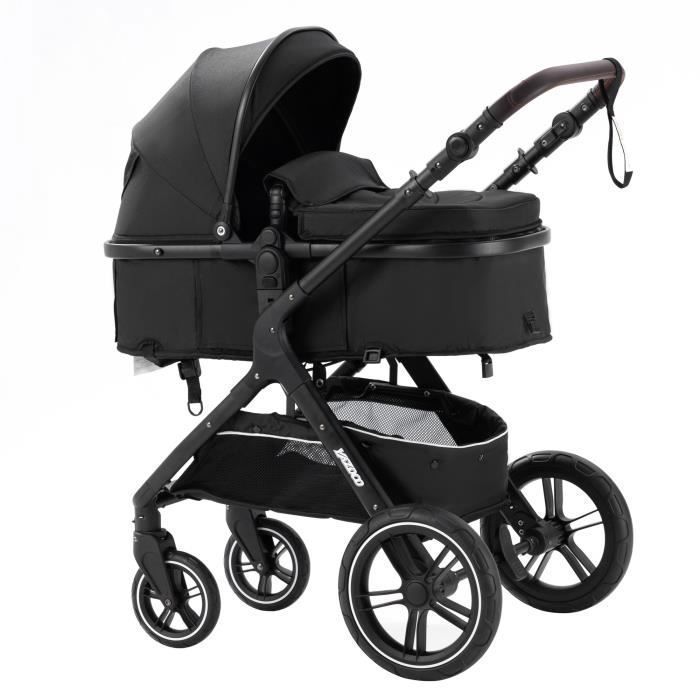 YAZOCO - Poussette combinée 3 en 1 - Avec nacelle-siège auto - Jusqu'à ...