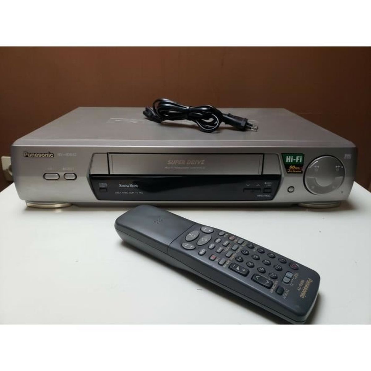 MAGNETOSCOPE PANASONIC NV-HD642 LECTEUR ENREGISTREUR K7 CASSETTE VIDEO ...