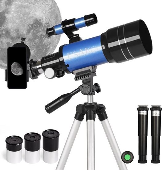 Télescope pour Enfants & Débutants, 70 mm Télescopes réfracteurs ...