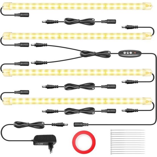 Lampe Horticole Led, 3500K Lampe De Plante Spectre Complet Pour Semis ...