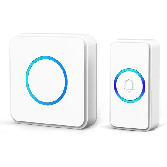 Sonnette Sans Fil - Ip65 Étanche - 400 M - 32 Mélodies Réglables - 5 ...