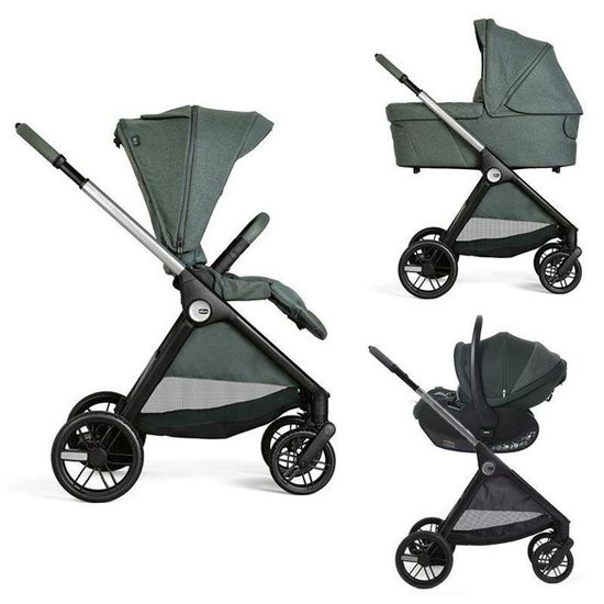 CHICCO - Poussette Trio Bellagio + Nacelle Flexi + Siège-auto First ...