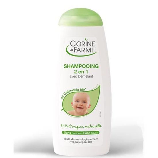 Shampooing démêlant 2 en 1 pour bébé au Calendu… - Cdiscount Au quotidien