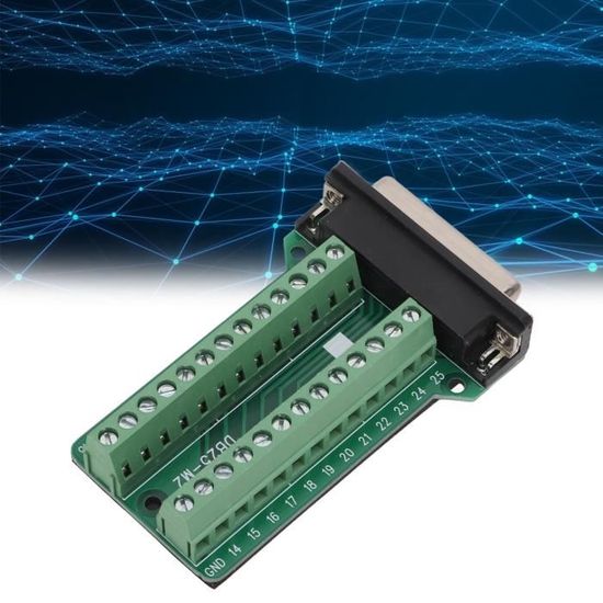 Bornier - EJ.LIFE - Module terminal de signaux 25 broches - PCB ...