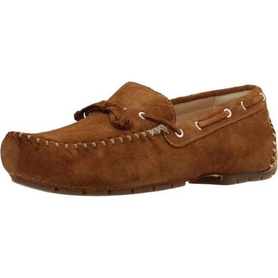 Mocassin Femme - Clarks - 137040 - Marron - Cuir Marron - Cdiscount ...