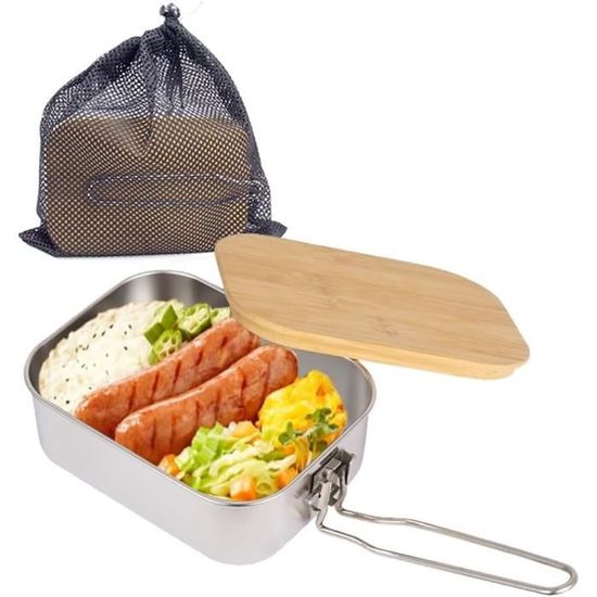 Bento Boîte À Repas Boîte À Déjeuner En Acier Inoxydable Boite A ...