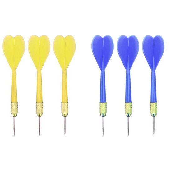 Jeu de 6 fléchettes SPORT & FUN Pointe Acier - Cdiscount Jeux - Jouets