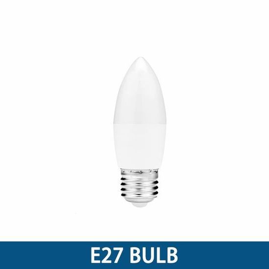 Ampoule,JP E27-3W-Warm White--Ampoules Led E14 E27 Pour Lustre, Lampe De Décoration De Chambre À ...