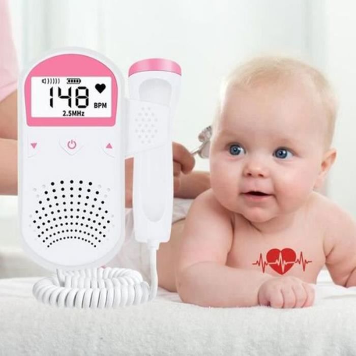 Moniteur de fréquence cardiaque fœtal LEMONDA - Doppler Baby Prénatal ...
