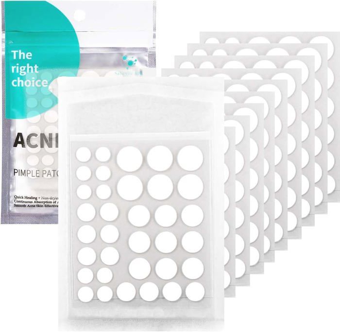 Pimple Patches 350pcs,Patch Bouton Invisible Naturel Hydrocolloïde Acné ...