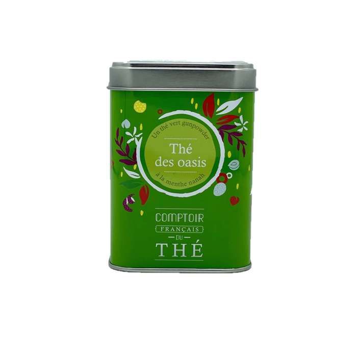 Comptoir Français du thé - Thé vert des Oasis - Boîte 90g - Cdiscount ...